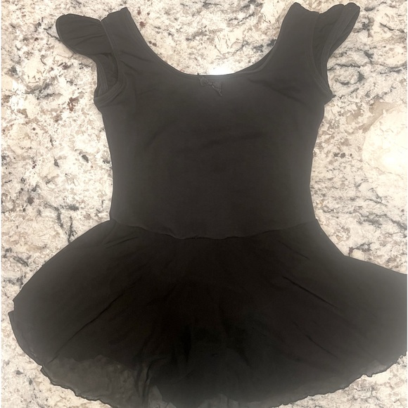 Dancina | Costumes | Girls Ballet Leo With Skirt In Black | Poshmark